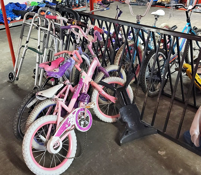 That perfect kids' bike for the grandchild who'll outgrow it in approximately three minutes.