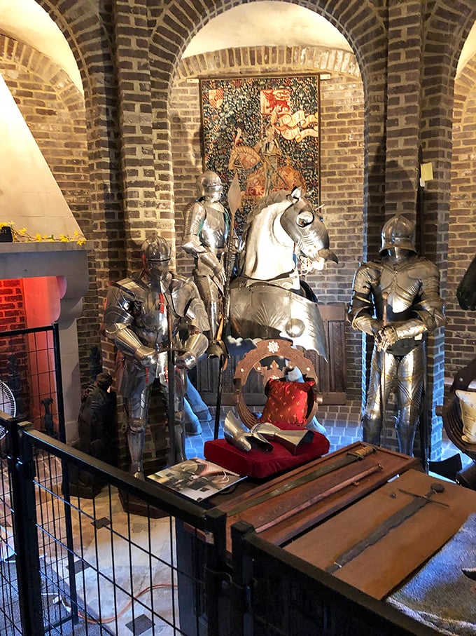 These knights in shining armor stand ready for battle&mdash;or at least ready for your Instagram photos. No squire required!