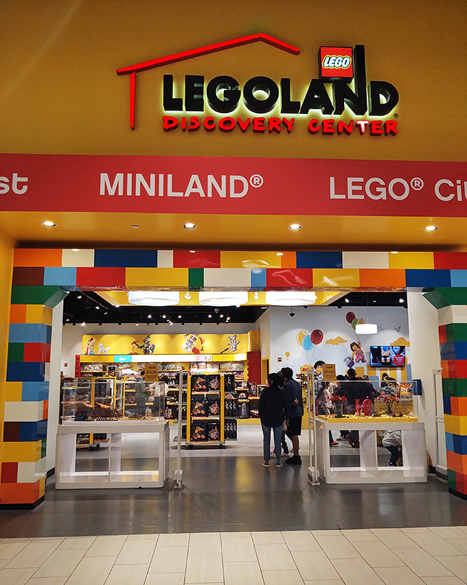 LEGOLAND Discovery Center's vibrant entrance promises a world where imagination reigns and stepping on a LEGO brick is someone else's problem for a change.