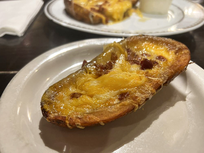 A loaded potato skin that's more cheese than potato&mdash;exactly as the universe intended it to be.