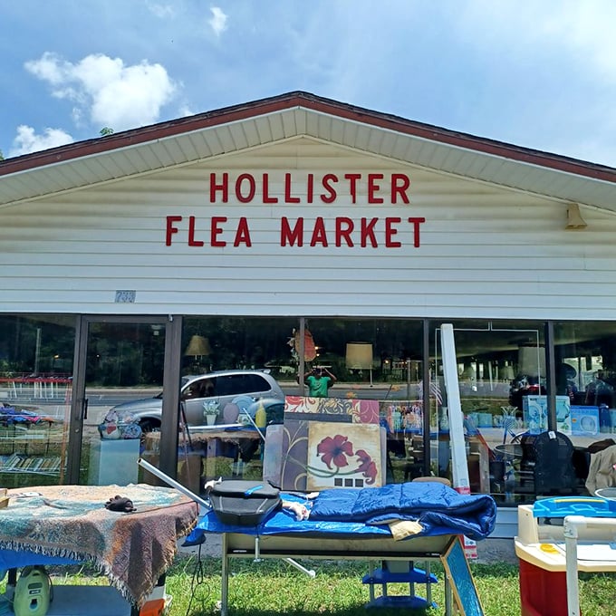 The Hollister Flea Market offers treasure hunting for bargain-loving retirees&mdash;where one person's castoffs become another's conversation pieces.