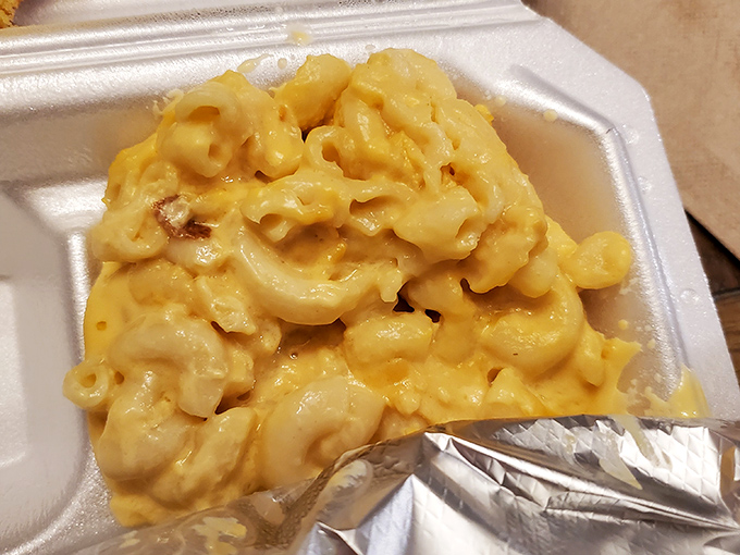 Mac and cheese that achieves dairy nirvana &ndash; creamy, cheesy, and absolutely worth every single calorie.