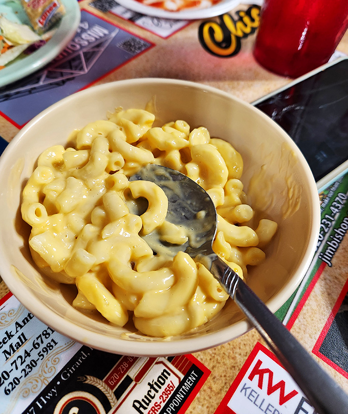 Mac and cheese that would make your grandmother both jealous and proud—simple, creamy, and utterly devoid of pretentious ingredients.