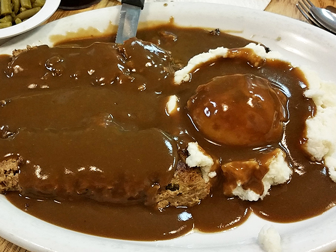 Meatloaf and mashed potatoes swimming in gravy&mdash;comfort food so nostalgic it should come with a permission slip to nap afterward.