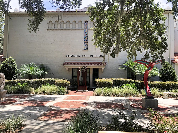 The Community Building isn't just a name&mdash;it's Mount Dora's mission statement, housed in a Mediterranean-inspired structure where town life converges like Florida's version of a town square.
