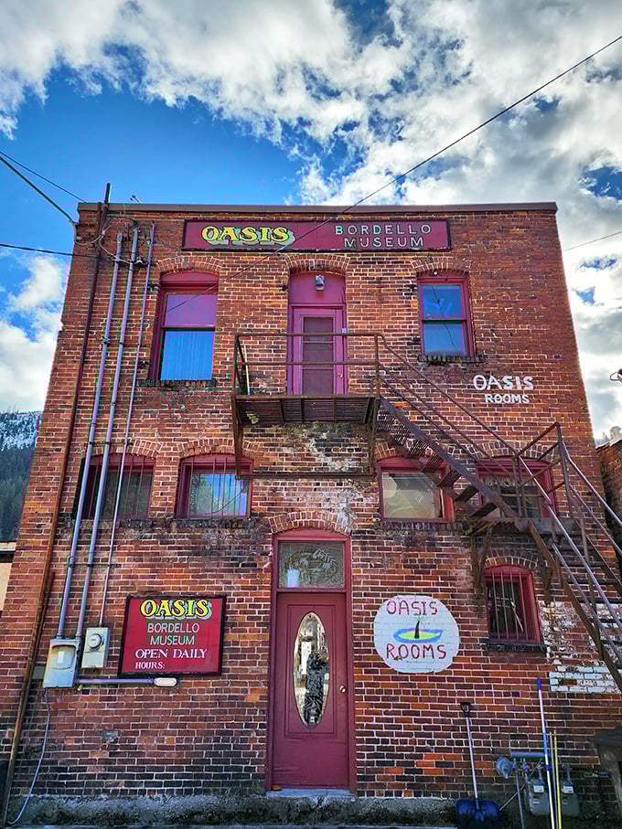 The Oasis Bordello Museum preserves the spicier side of mining history, where the oldest profession operated openly until 1988&mdash;talk about job security!