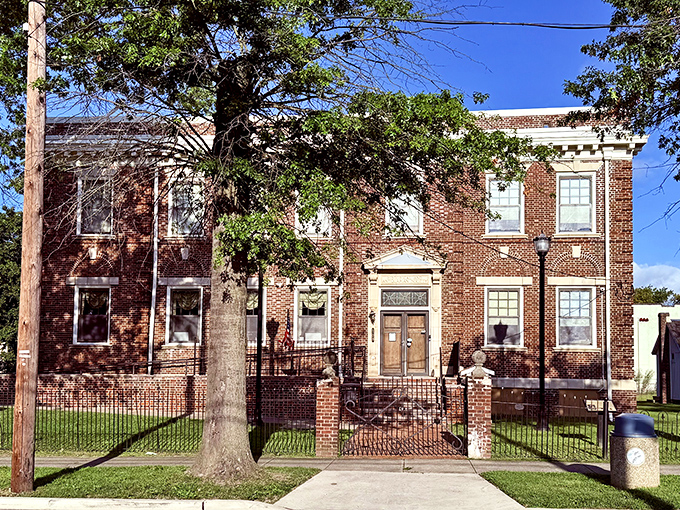 This stately brick building whispers stories of Vineland's past, its classic architecture a testament to an era when public buildings were designed to inspire.