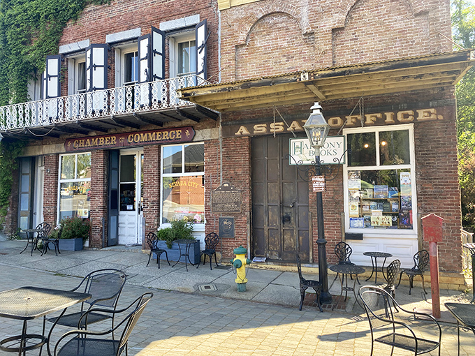 Nevada City Chamber of Commerce occupies a building so photogenic, even the fire hydrant looks distinguished.