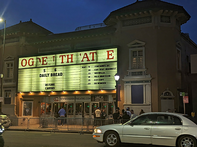 The Ogden Theatre lights up downtown nights with entertainment options that won't force you to choose between culture and your grocery budget.
