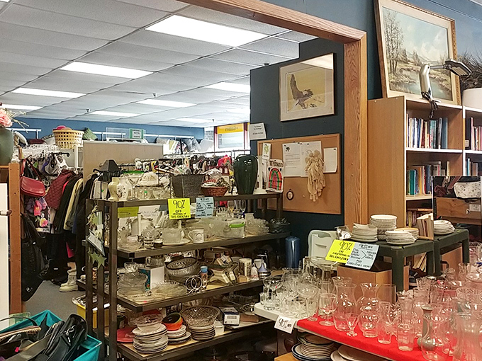 Every aisle offers a different department store experience, minus the pushy salespeople and piped-in muzak. Bargain hunting paradise!