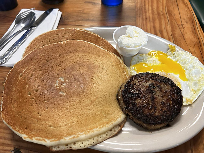 A bowl of fresh fruit that somehow makes you feel virtuous, even as you eye the pancakes at the next table. Balance, California-style.