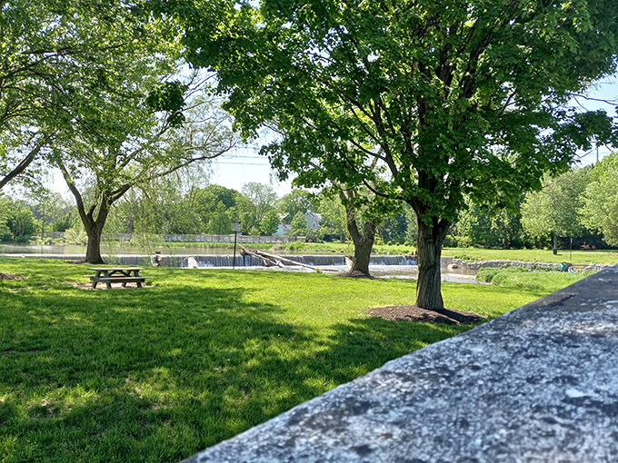 Shaded picnic spots with water views? Yes, please! Pack a sandwich and spend an afternoon doing absolutely nothing important. 