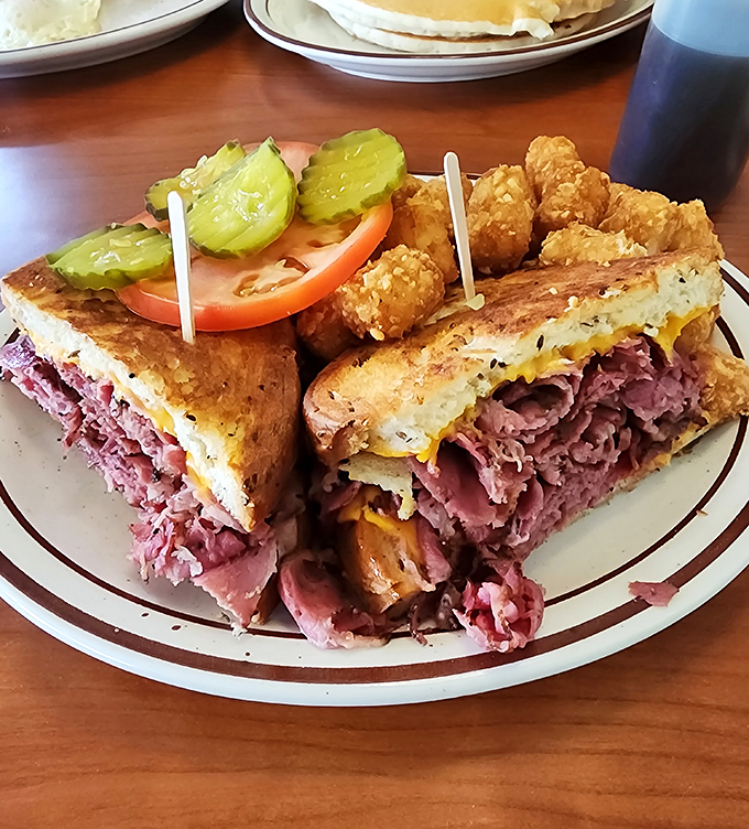 Some sandwiches merely exist, while others &ndash; like this towering pastrami masterpiece &ndash; declare their magnificence with every overstuffed bite.
