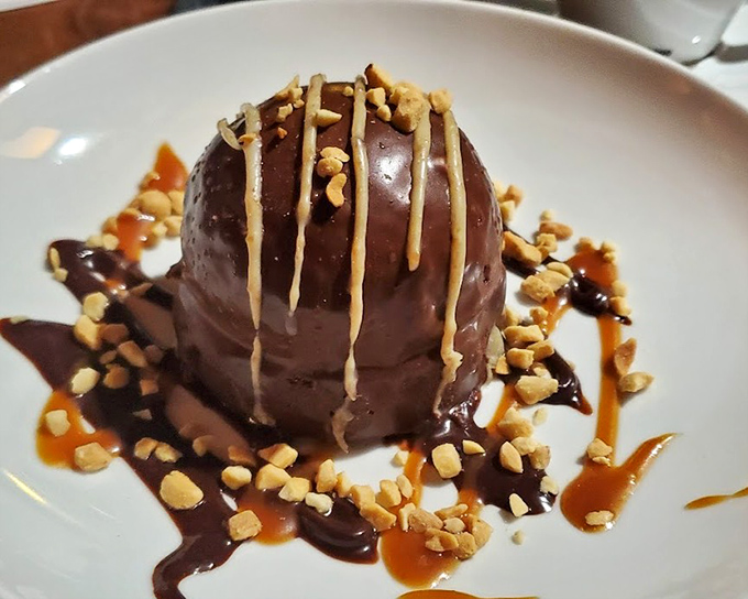 This chocolate peanut butter bombe doesn't just end a meal &ndash; it creates a moment of silence as everyone at the table contemplates dessert perfection.
