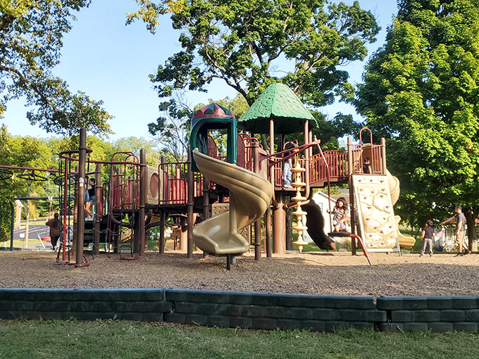 This playground at Gypsy Hill Park isn't just equipment&mdash;it's childhood architecture. Where memories are built one slide at a time.
