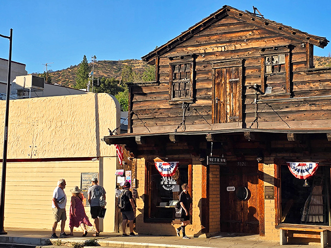 This rustic wooden storefront could be straight from 1850, proving that in Mariposa, history isn't relegated to museums&mdash;it's part of daily life.