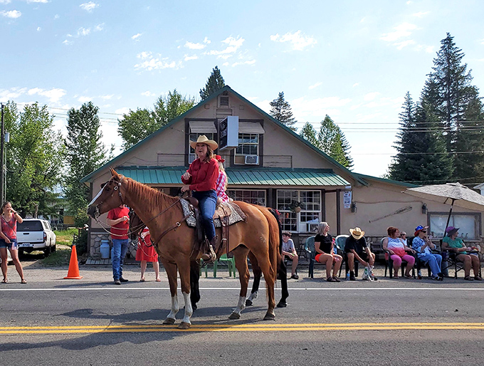 Small-town parades in Cascade feature everything from horseback riders to friendly spectators lining Main Street&mdash;community spirit you can't manufacture in big cities.