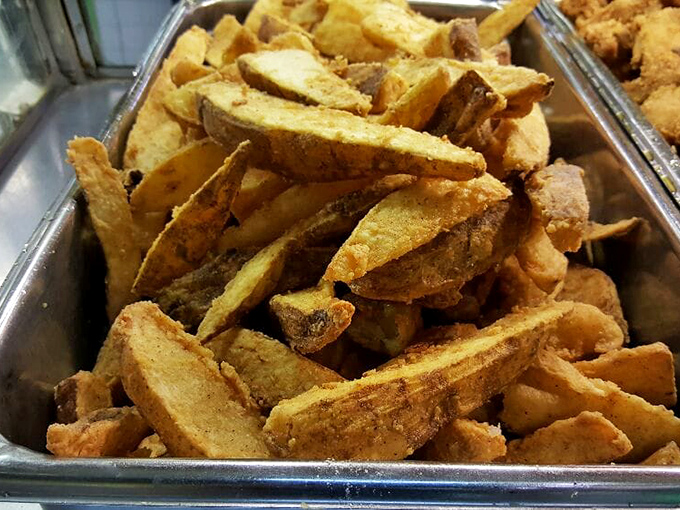 These aren't just potato wedges&mdash;they're golden boats sailing on a sea of deliciousness. Crispy outside, fluffy inside perfection.