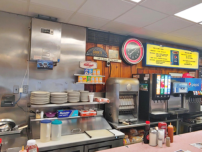 The beating heart of breakfast. Where magic happens on the griddle and coffee flows like conversation.