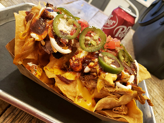 Jalape&ntilde;os, cheese, and pulled pork create a taco that's having more fun than you are. The cotija cheese sprinkle is the party hat.