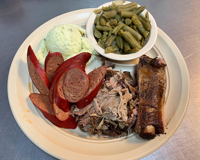The Real Pit Platter: Oklahoma's answer to the question, "What would you eat for your last meal?" A symphony of smoke in three movements.