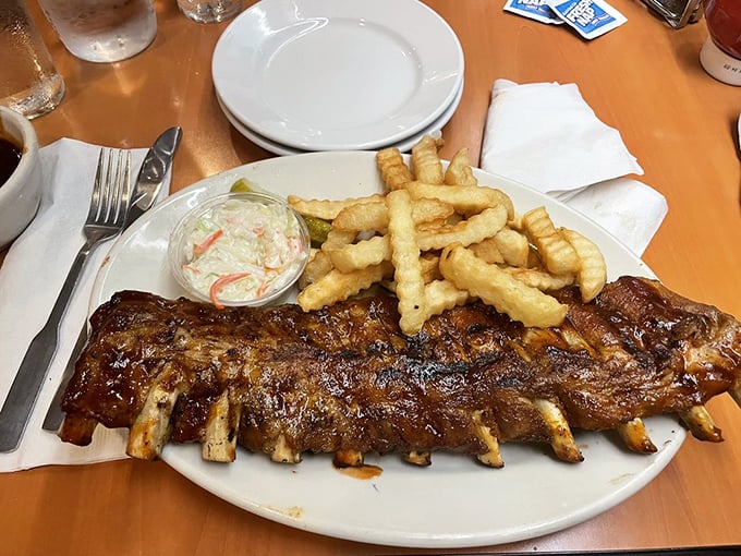 Ribs that don't just fall off the bone&mdash;they practically leap into your mouth. The sauce has converted more vegetarians than a bacon shortage.