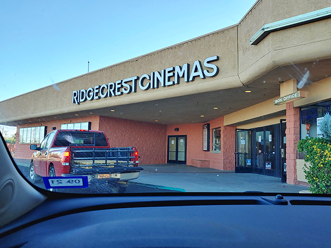 Ridgecrest Cinemas proves you don't need to drive to LA for new releases. Movie night without traffic? Now that's retirement done right.