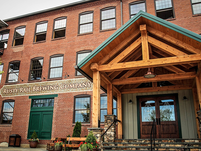 Rusty Rail Brewing Company brilliantly marries industrial heritage with craft beer culture in this beautifully restored brick building&mdash;history with a hoppy finish.