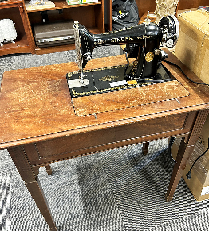 This vintage Singer isn't just a sewing machine&mdash;it's a time machine to when things were built to last generations, not just warranty periods.