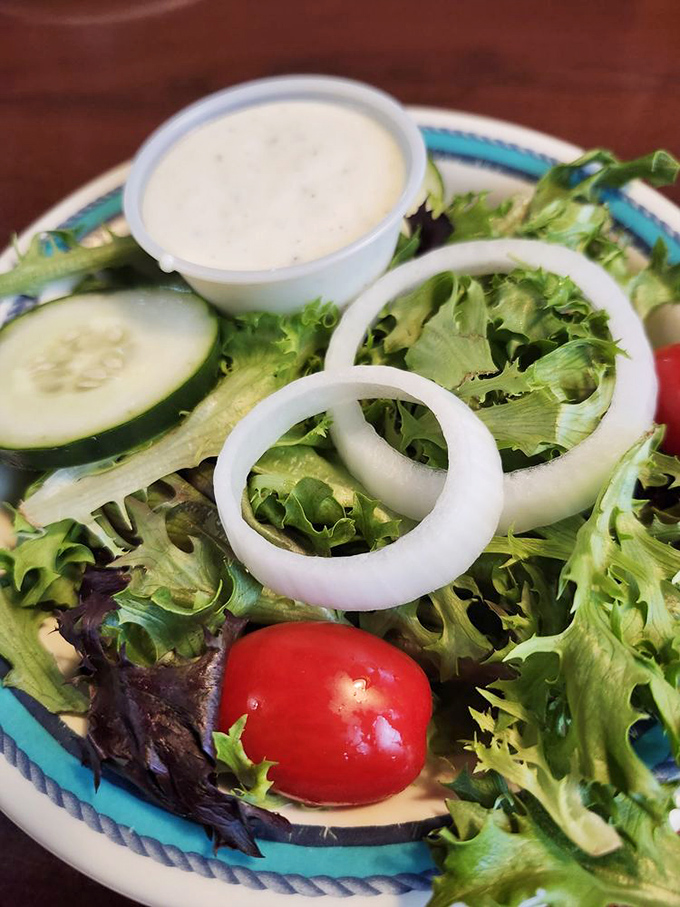 A garden-fresh salad that provides the perfect palate cleanser between bites of rich seafood&mdash;crisp, colorful, and unapologetically simple.