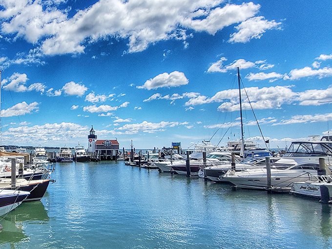 Saybrook Point Marina&mdash;where boats worth more than your house bob gently in water so blue it looks Photoshopped, even when you're seeing it in person.