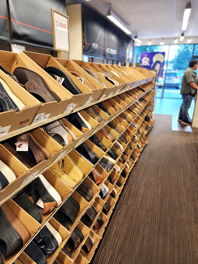 Shoe heaven exists, and it's organized in neat rows where comfort meets style at prices that won't make your podiatrist judge you.