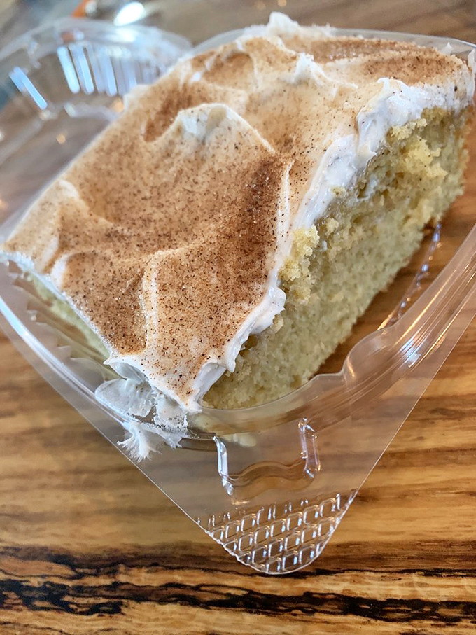 Snickerdoodle cake that makes you question why chocolate gets all the dessert glory. That cinnamon-dusted frosting is like a warm hug for your taste buds.