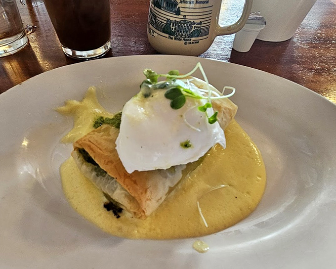 Soft shell crab benedict that breaks breakfast rules in all the right ways&mdash;a morning rebellion on a plate.