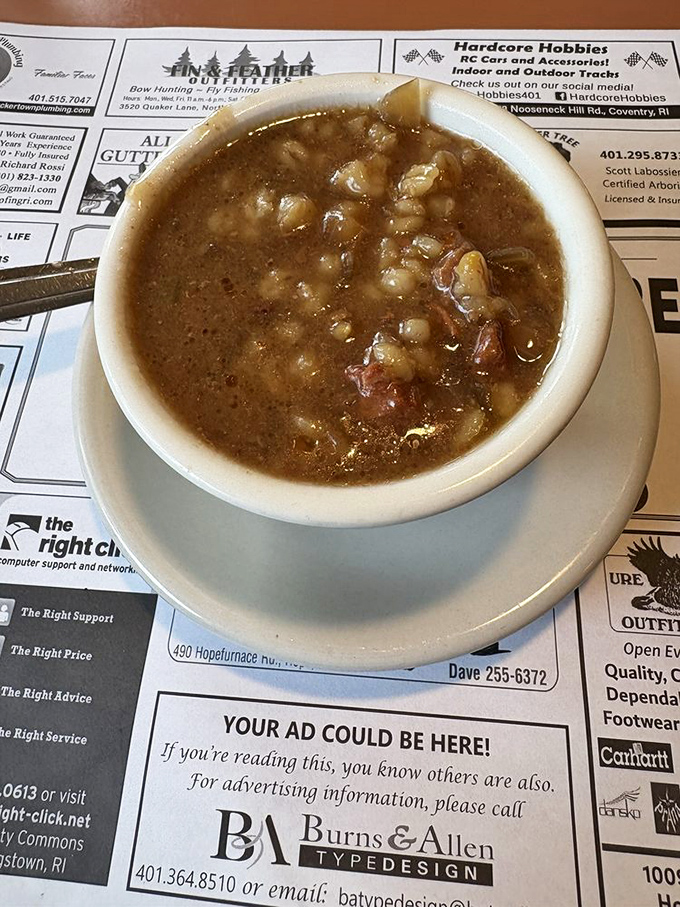 Bean soup that looks like it could tell stories. Hearty, rustic, and exactly what you want when Rhode Island weather turns chilly.