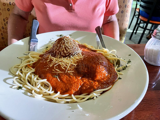 Spaghetti and meatballs that would make any Italian grandmother nod in approval &ndash; possibly while muttering that hers is still better.