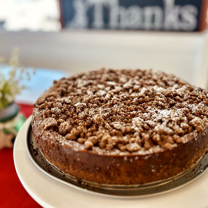 This isn't just cake&mdash;it's a streusel-topped masterpiece that would make your German grandmother weep with pride and reach for a second slice.