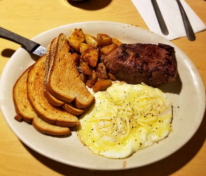 Steak and eggs: the breakfast equivalent of wearing a tuxedo to bed&mdash;elegant comfort that satisfies on a primal level.