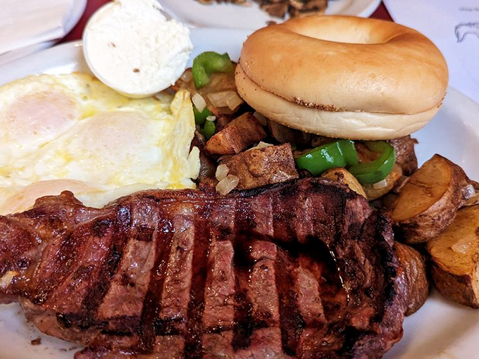 Steak and eggs&mdash;the breakfast of champions and anyone else who believes dinner foods deserve morning billing too.