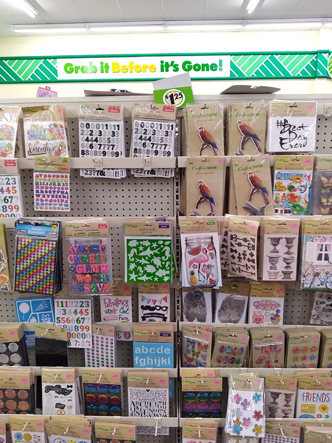 DIY heaven for card-makers and scrapbookers. These stickers transform ordinary notes into personalized masterpieces for less than a premium greeting card.