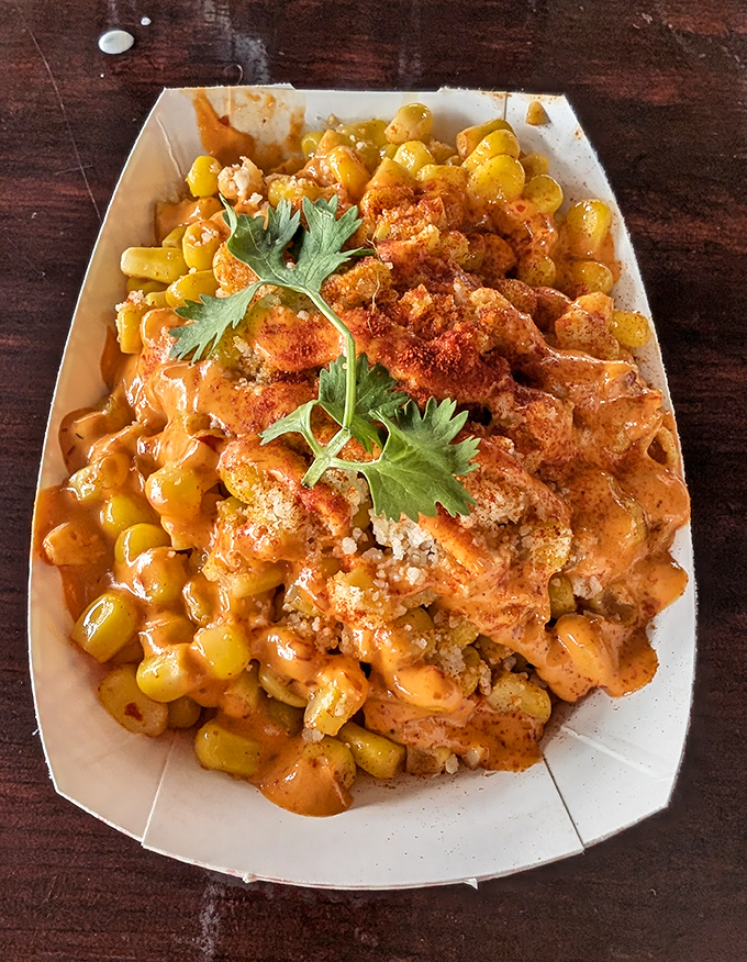 Street corn that deserves its own parade. Creamy, spicy, sweet, and savory&mdash;this side dish refuses to be upstaged by any entr&eacute;e.