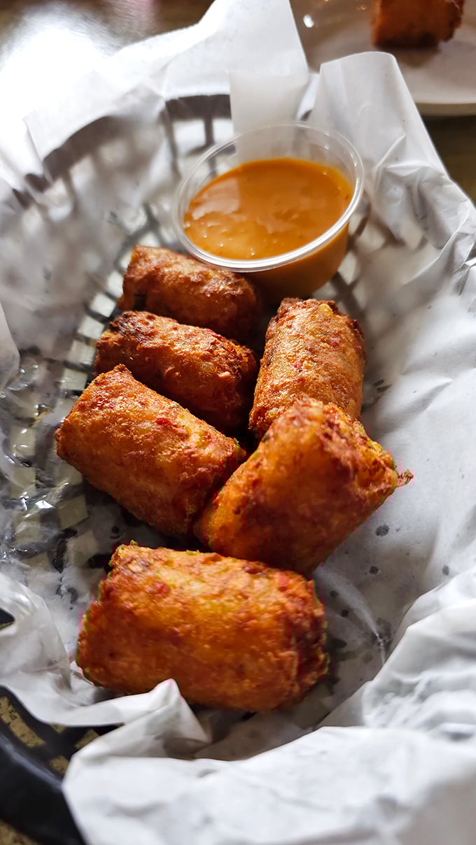 Sweet potato tots that make regular fries wonder where they went wrong in life.