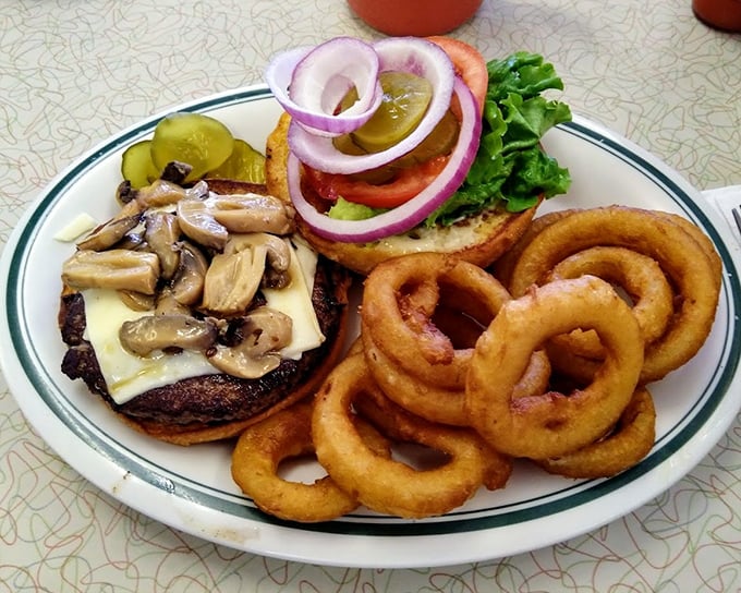 This burger isn't trying to reinvent the wheel&mdash;it's just reminding you why wheels were such a good idea in the first place.