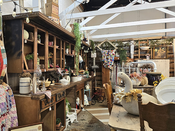 Treasure hunter's paradise! The Find's carefully curated chaos of vintage goods proves that one generation's attic castoffs become another's prized possessions.