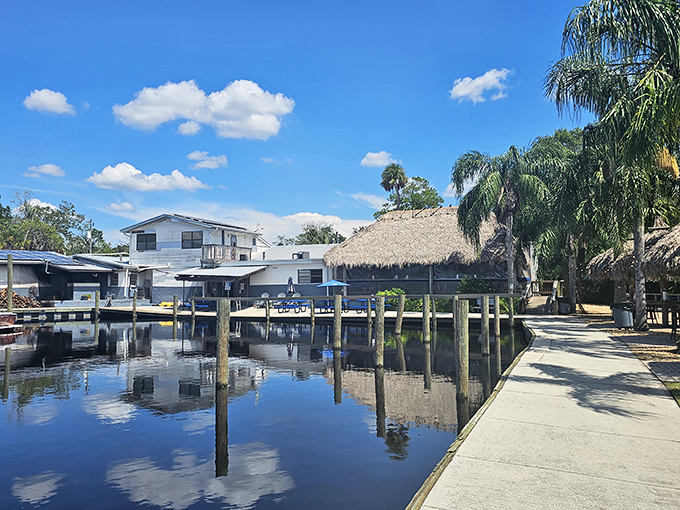 Waterfront dining where your boat is your ride and the seafood traveled shorter to your plate than you did to the restaurant.