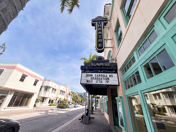 The historic Sunrise Theatre's marquee promises entertainment without big-city prices or parking nightmares. Broadway shows without the Broadway attitude.