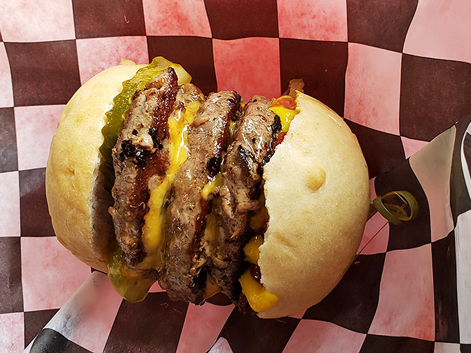 This isn't just a slider&mdash;it's three perfect bites of American ingenuity, where beef, cheese, and bun achieve perfect harmony.