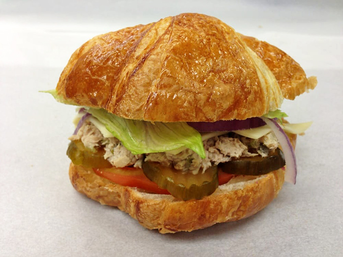 A croissant sandwich that doesn't need a passport to transport you to a Parisian caf&eacute;, just a healthy appetite.