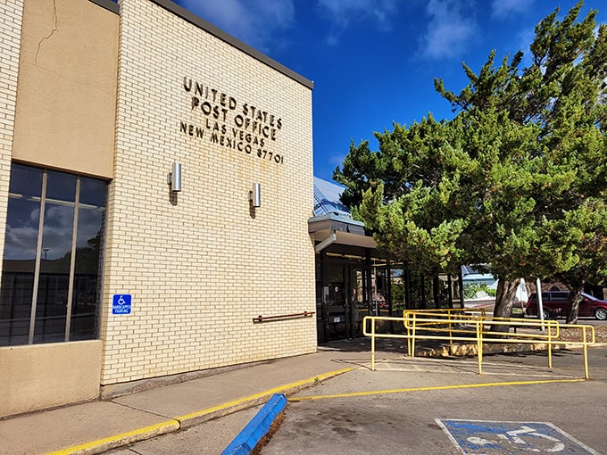 Even the post office in Las Vegas exudes small-town charm, where sending mail might include catching up on local gossip at no extra charge.