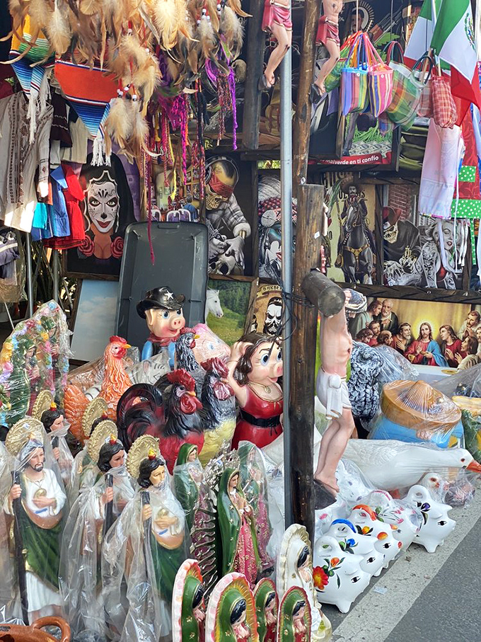 Religious figurines and folk art create a colorful cultural tapestry&mdash;like walking through your grandmother's curio cabinet, but on a much grander scale.